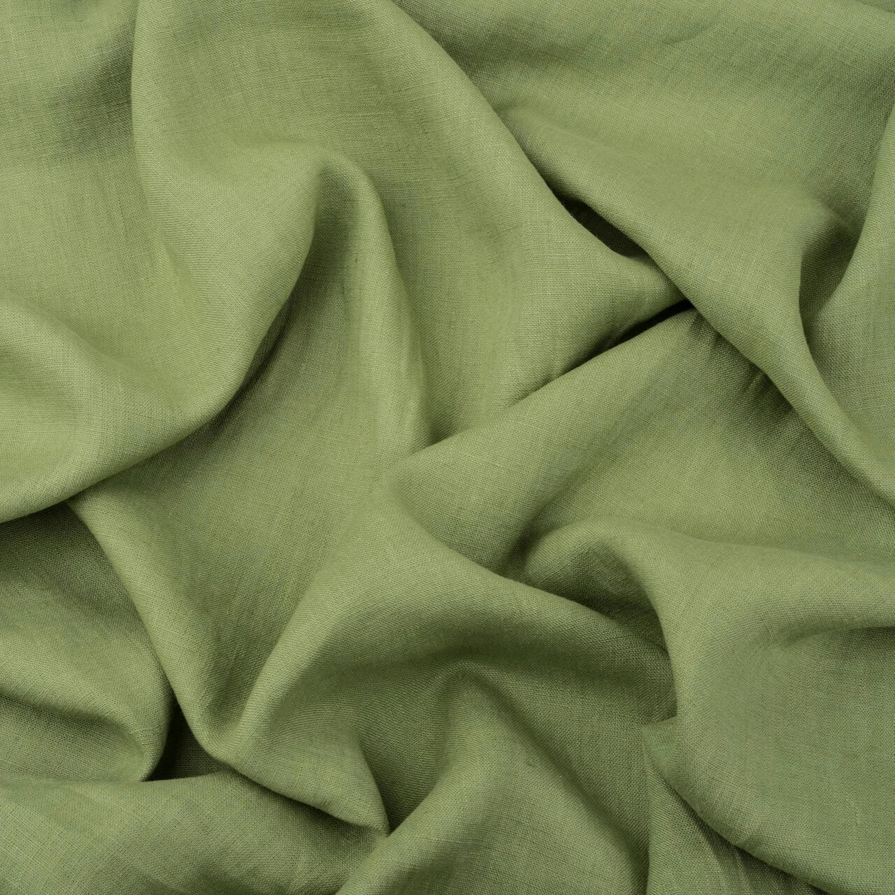 Fern Green Linen Fabric by the Metre | Wild Linens