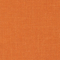 Pumpkin Orange Linen Fabric by the Metre | Wild Linens