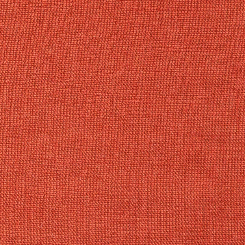 Washed Brick Red Linen Fabric by the Metre | Wild Linens