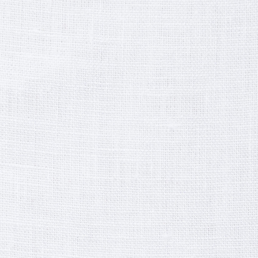 Washed Bright White Linen Fabric by the Metre | Wild Linens
