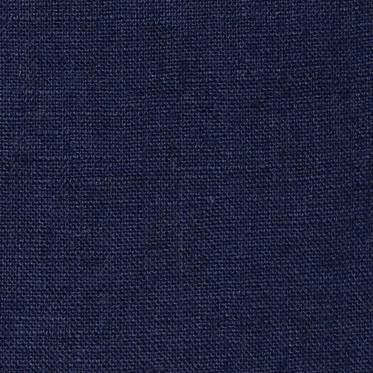 Washed Navy Linen Fabric by the Metre | Wild Linens