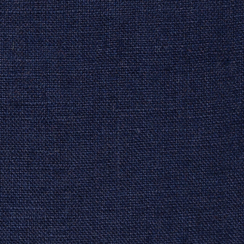 Washed Navy Linen Fabric by the Metre | Wild Linens
