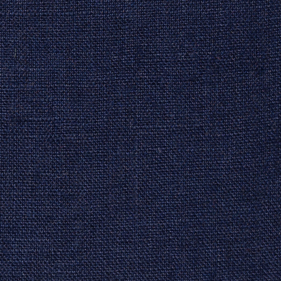 Washed Navy Linen Fabric by the Metre | Wild Linens