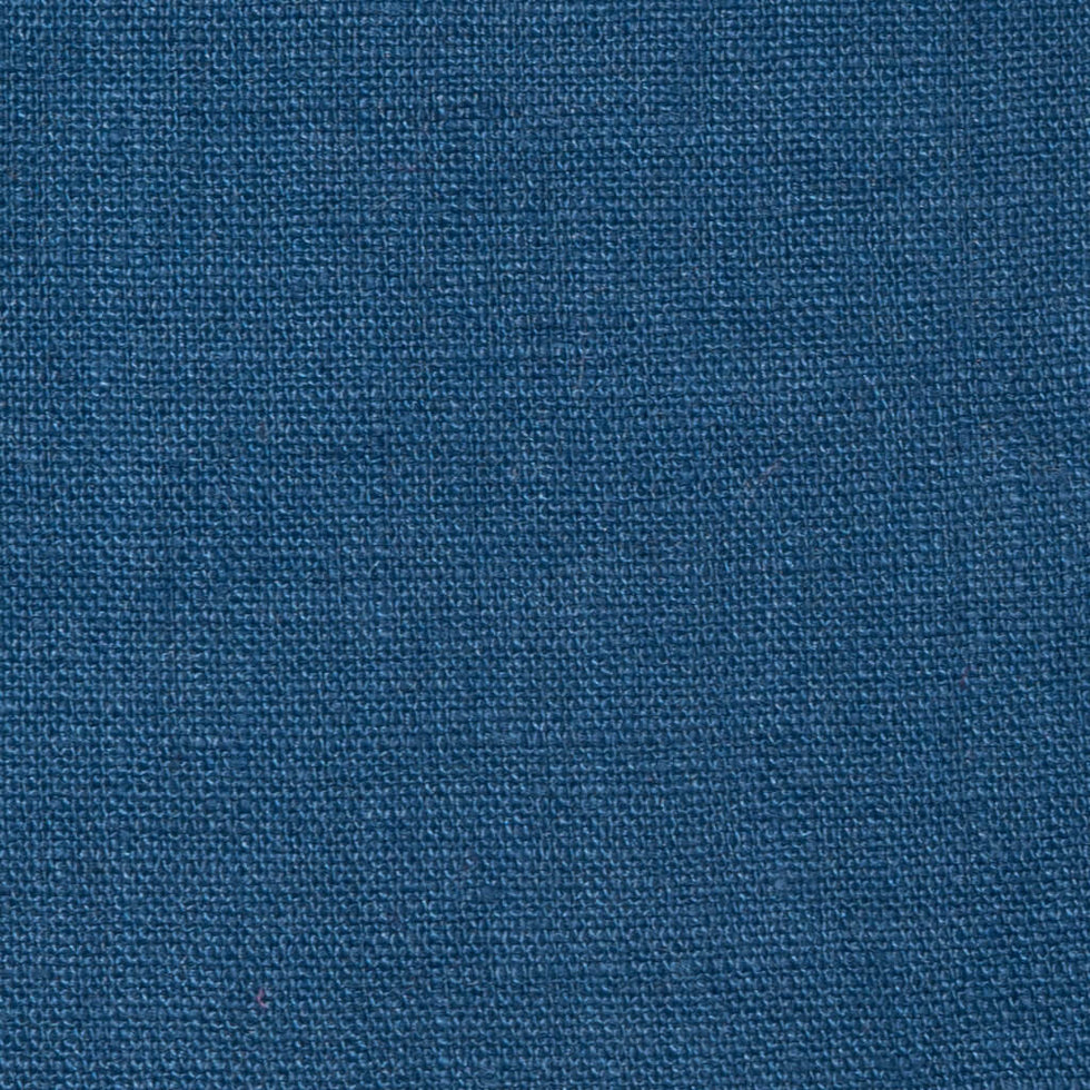 Washed Petrol Blue Linen Fabric by the Metre | Wild Linens